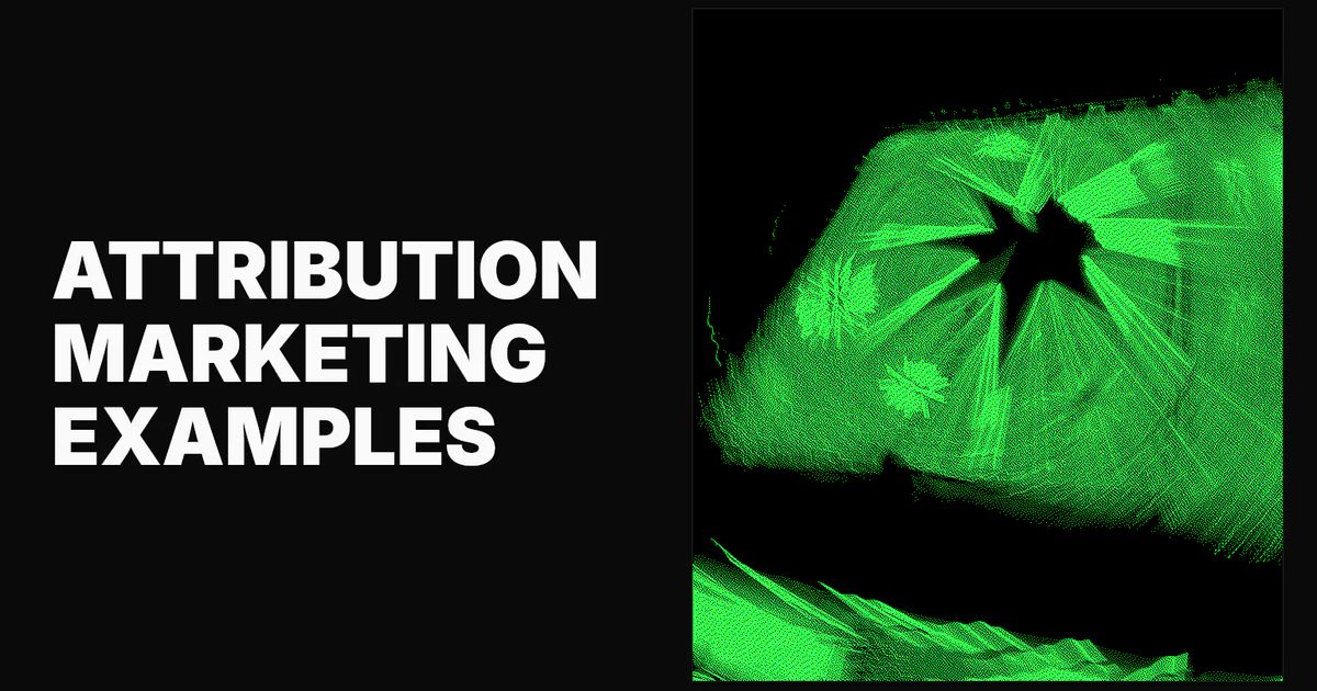 Attribution marketing example: journey, models, and results